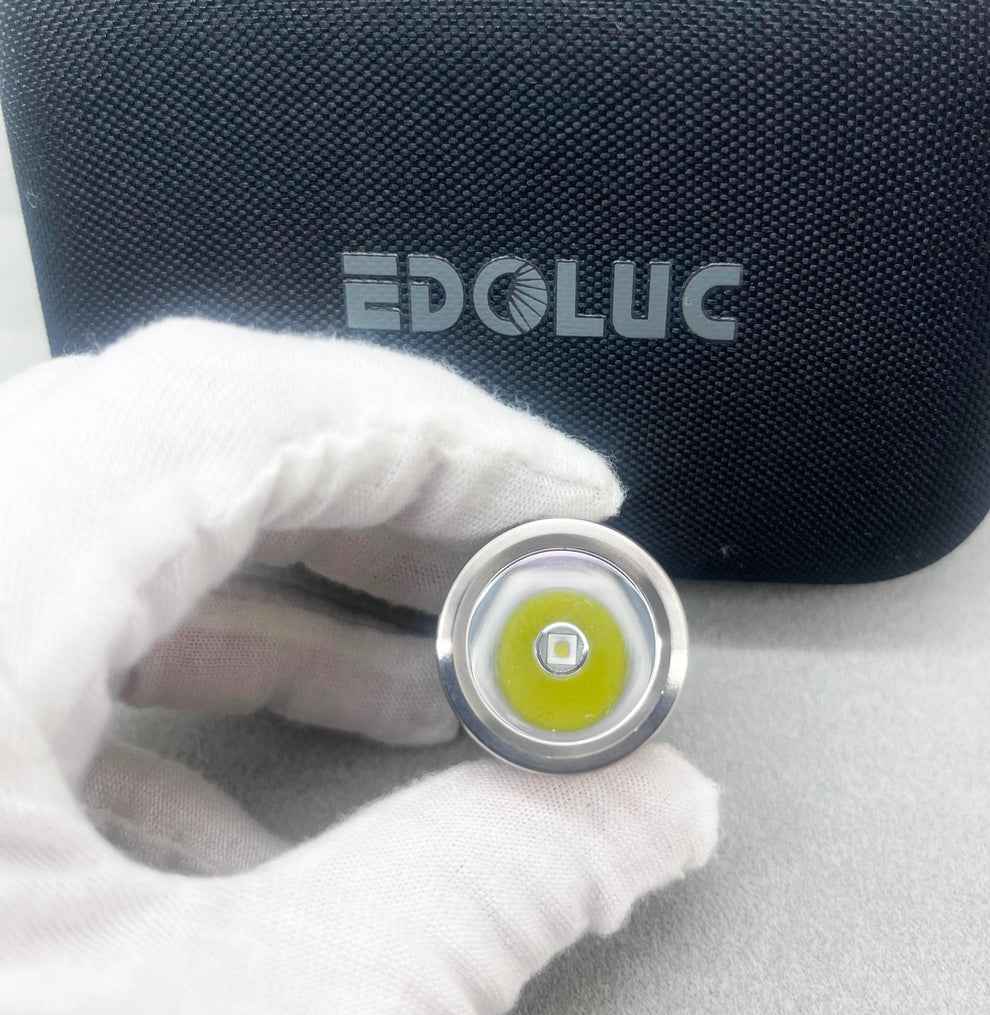 Edoluc Light All 14500/AA Titanium Thrower Flashlight Head with SFT25R ...